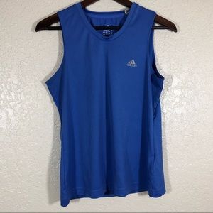 adidas | Tops | Adidas Climacool Blue Workout Training Shirt | Poshmark